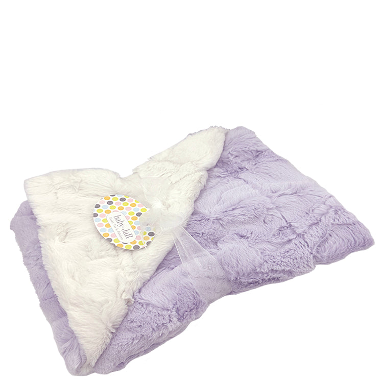 Luxe Cuddle Stroller Blanket - Lavender & Cream – baby JaR